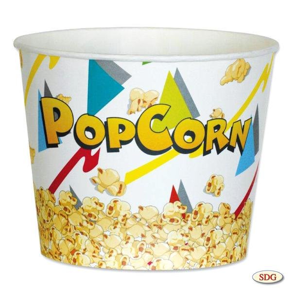 PORTA POP CORN - V130 // Bicchieri pop-corn in cartoncino ...